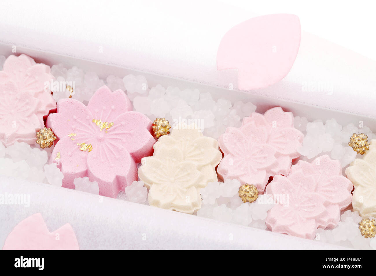 Japanese confectionery, sweets made of handmade sugar called wasanbon ...