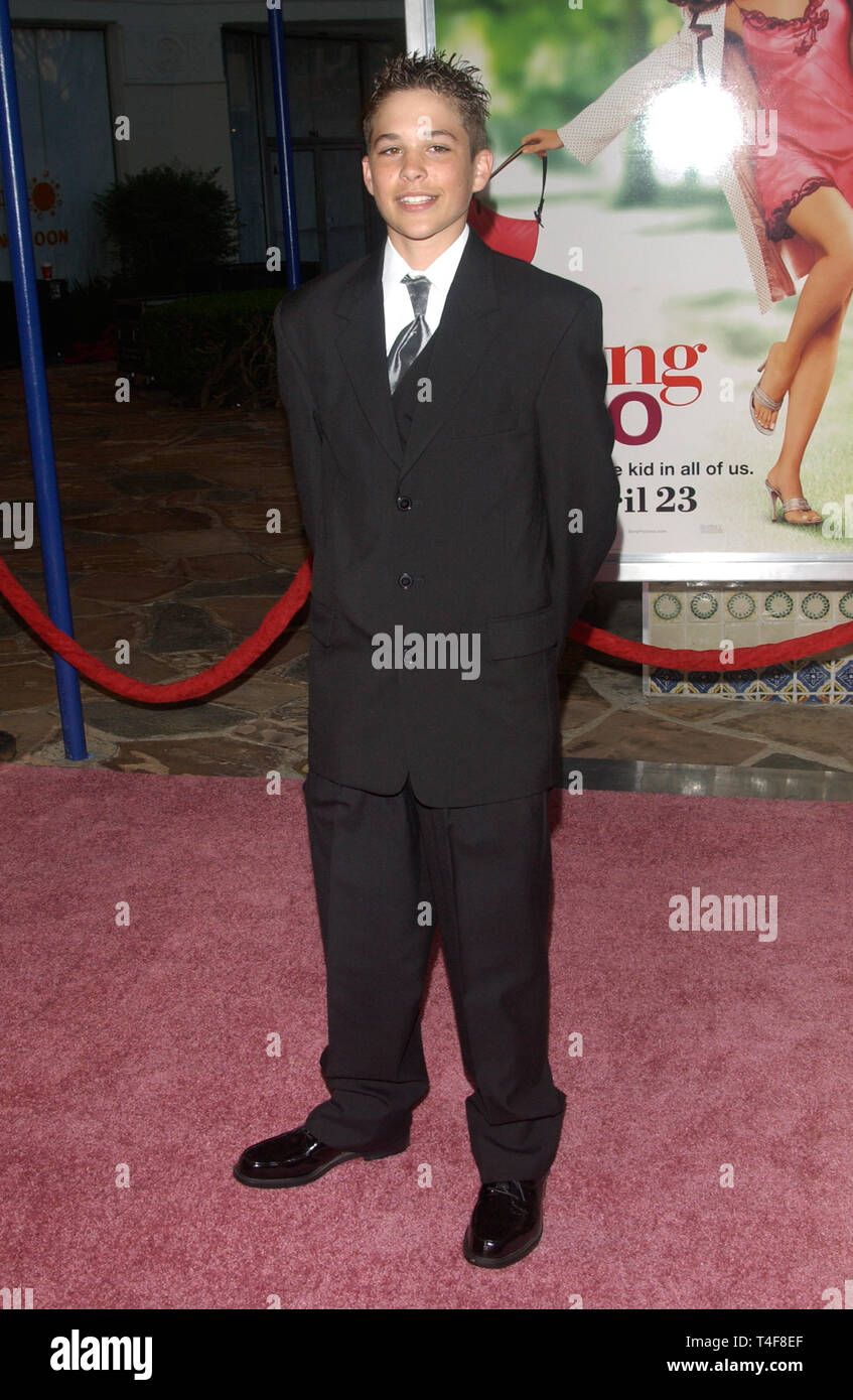 LOS ANGELES, CA. April 14, 2004: Actor JUSTIN BURKE at the Los Angeles ...