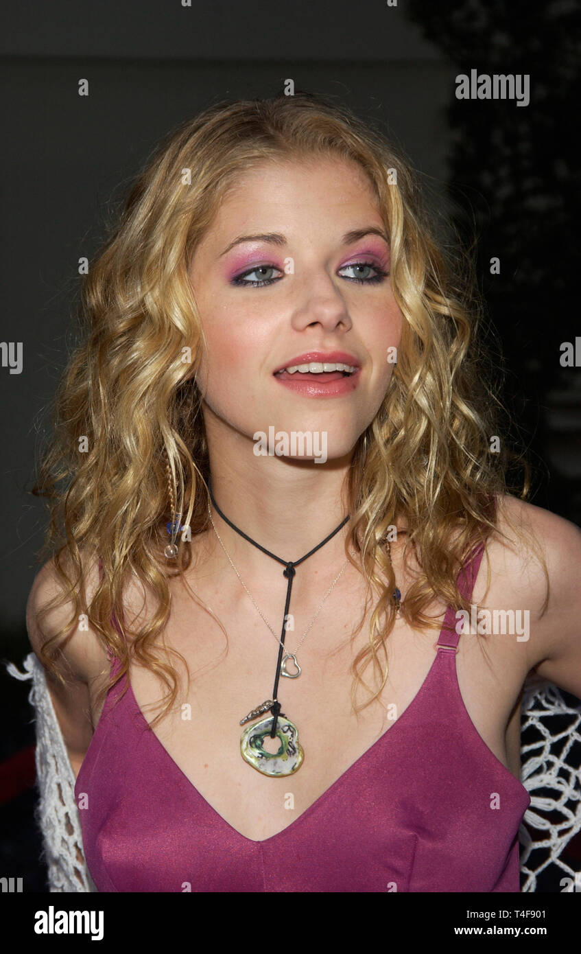 LOS ANGELES, CA. April 19, 2004: Actress KATIE ROSE at the world ...