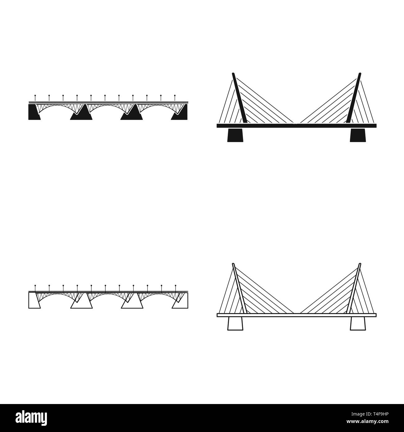 Vector design of connection and design symbol. Set of connection and side stock vector ...
