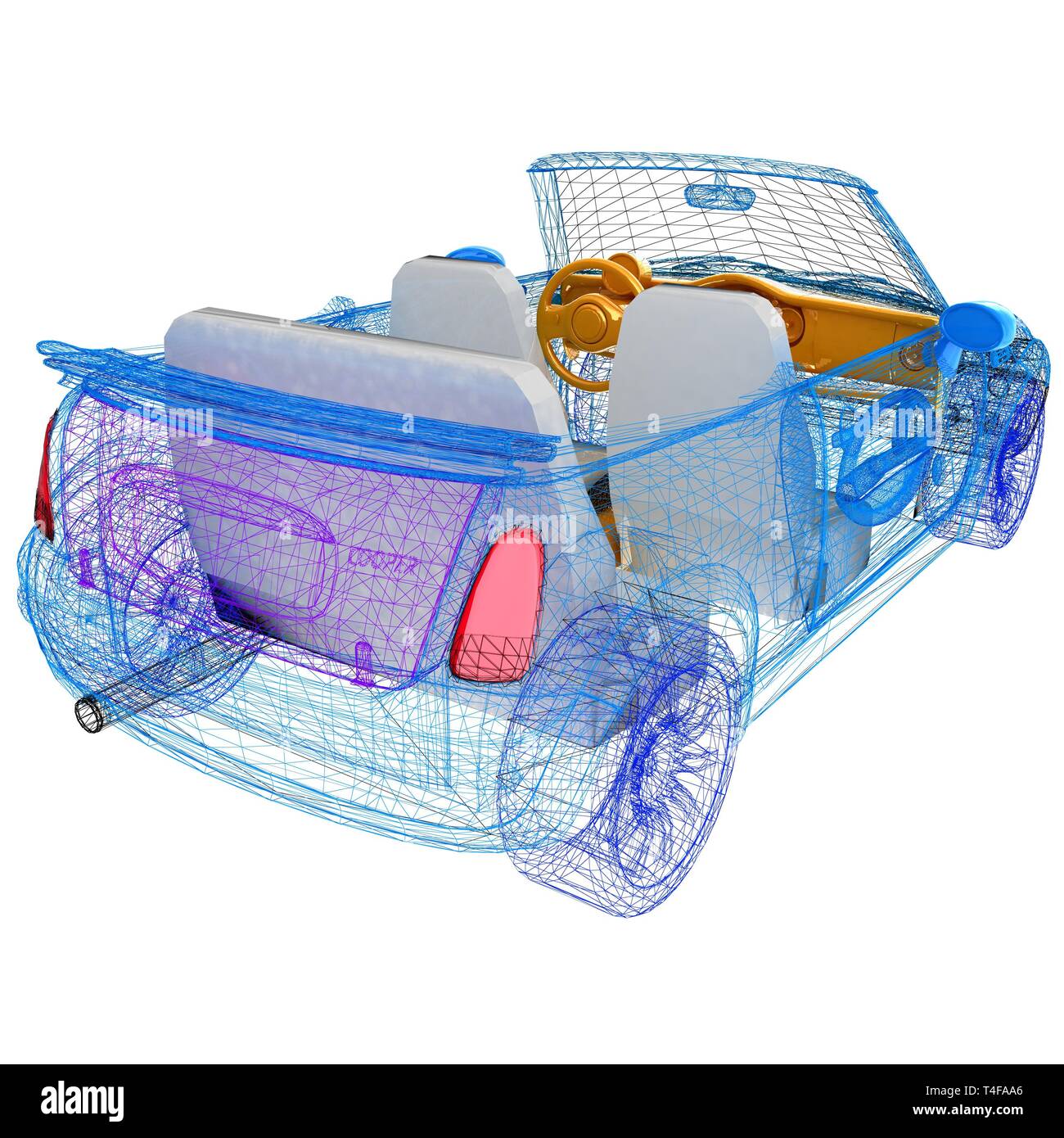 3d model cars Stock Photo - Alamy