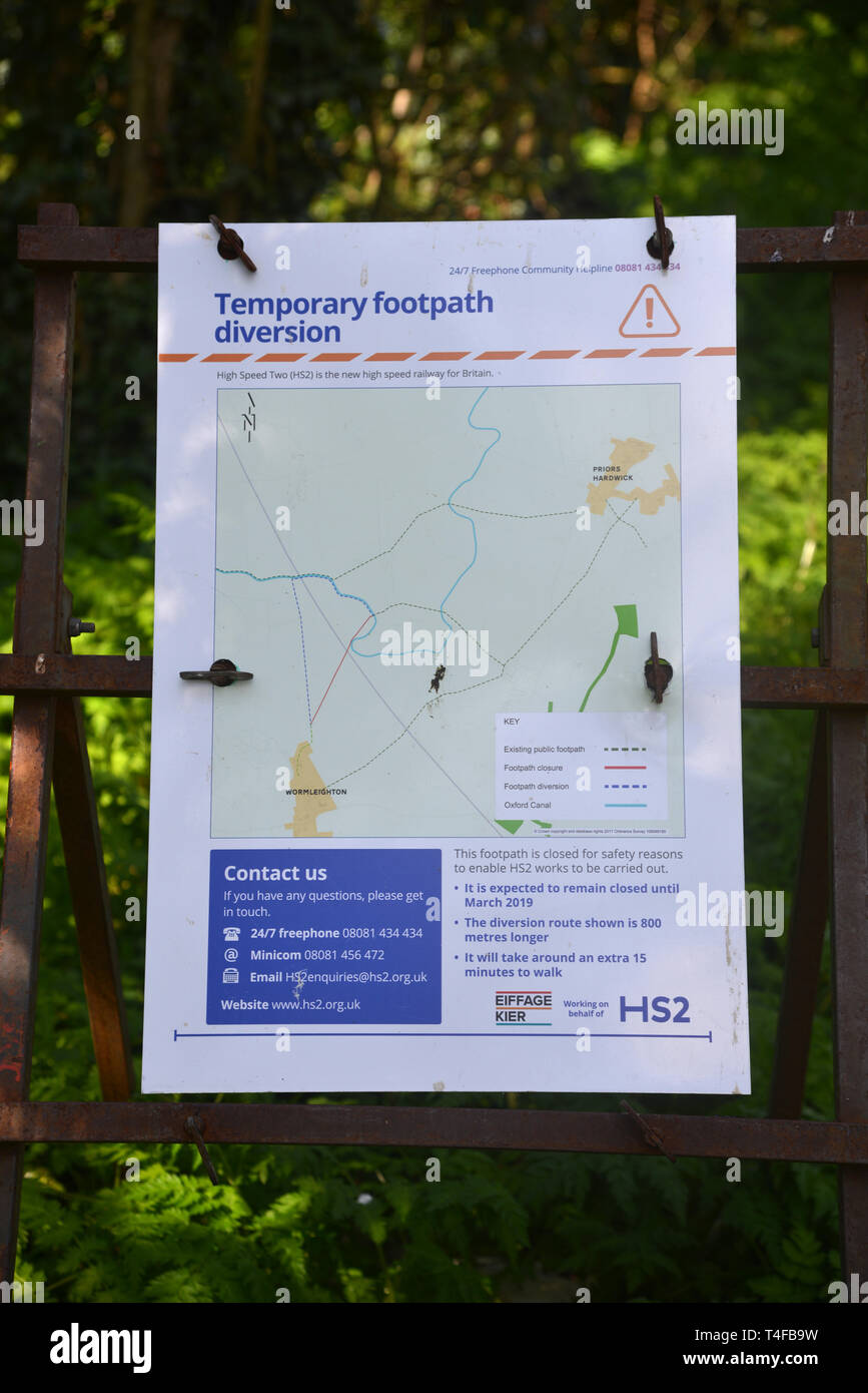 Hs2 construction work hi-res stock photography and images - Alamy