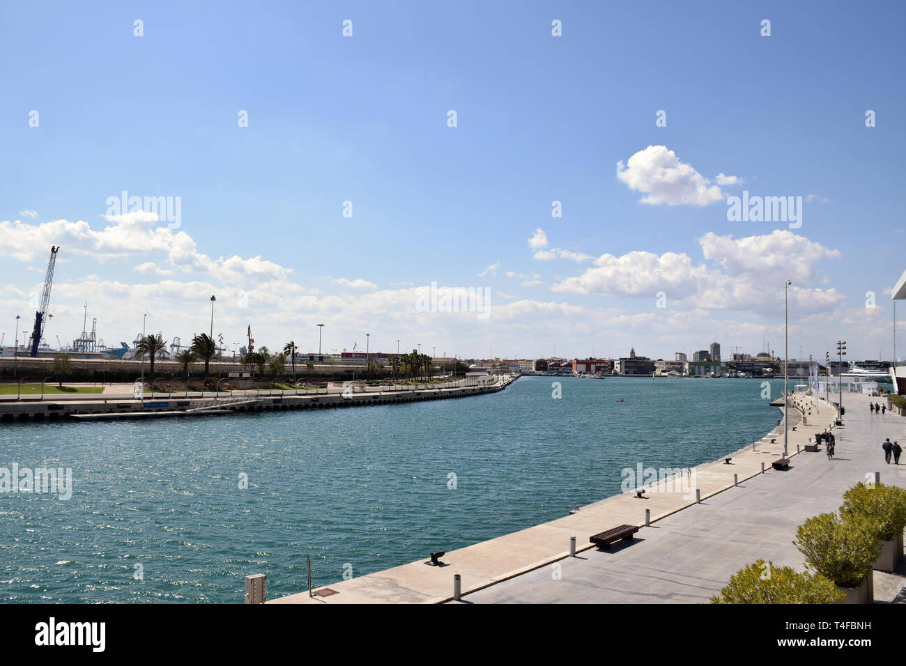 Valencia port area, Spain 2019 Stock Photo - Alamy