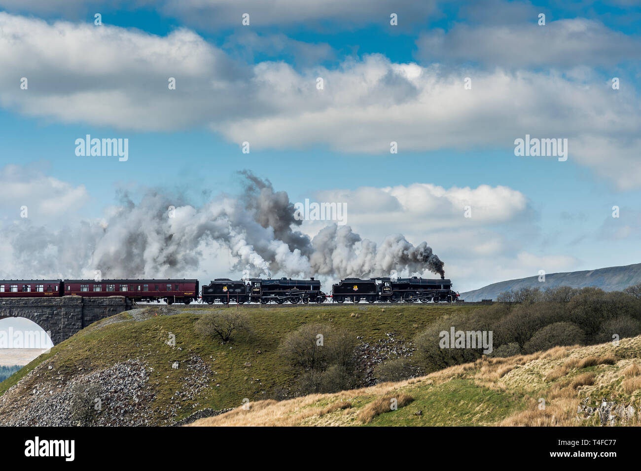 Double header steam trains hi-res stock photography and images - Alamy