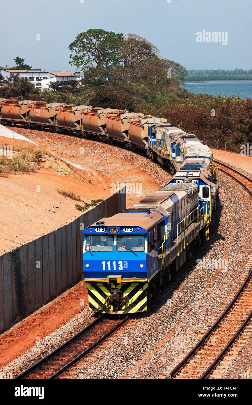 Rail and port operations for managing and transporting iron ore.Train ...