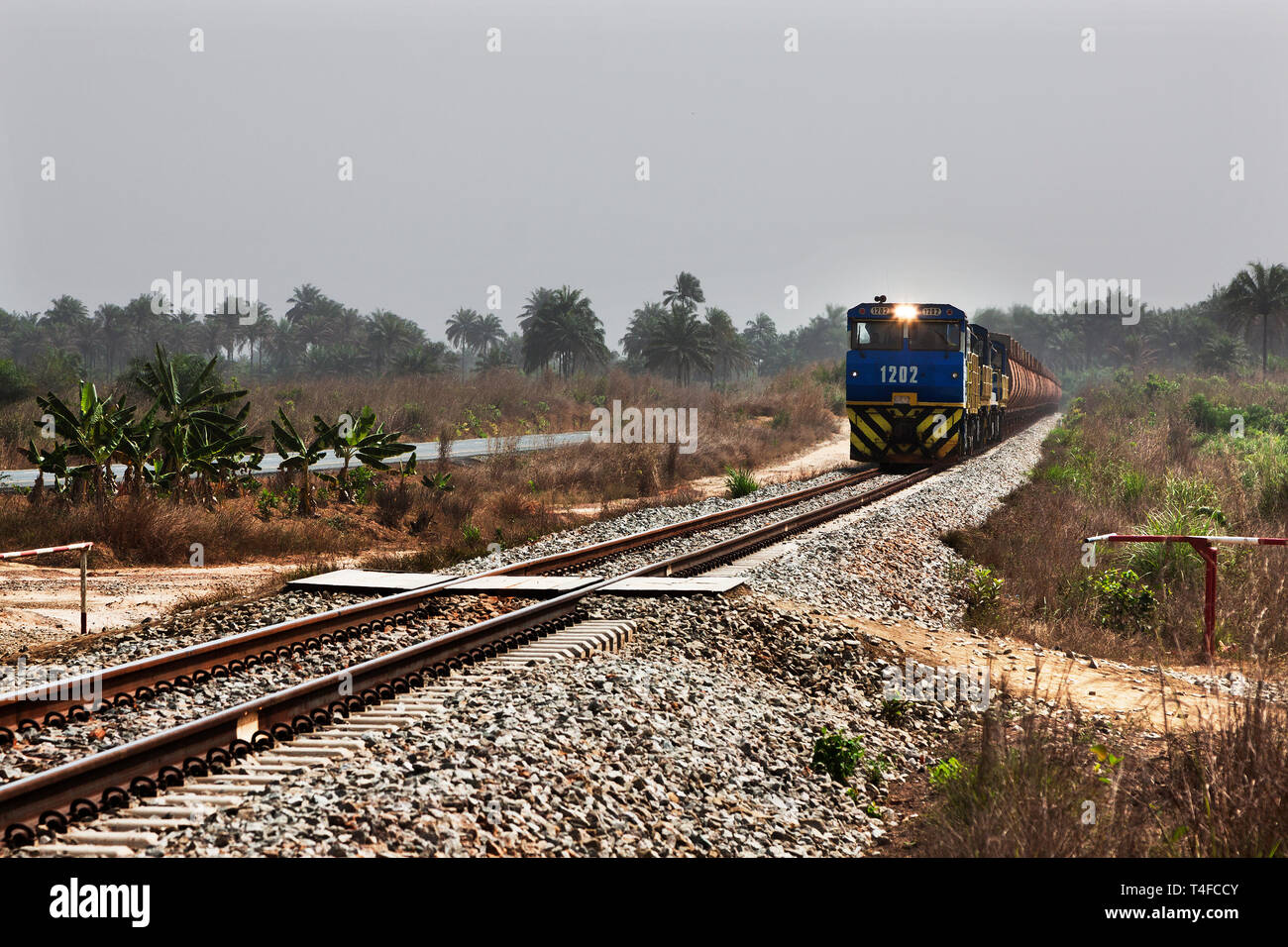 Rail & port operations for managing & transporting iron ore. Ore train ...