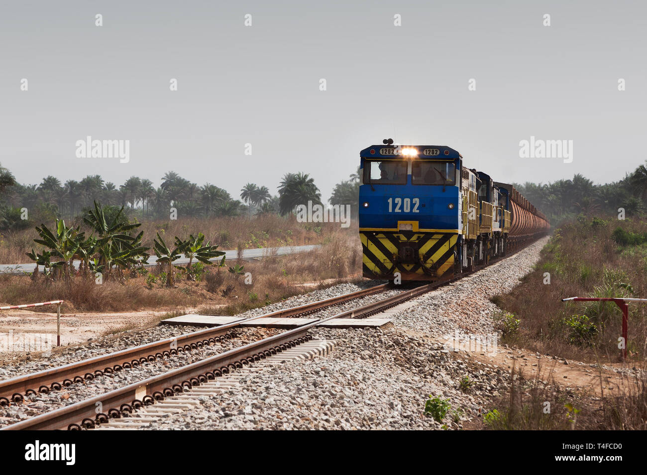 Rail & port operations for managing & transporting iron ore. Ore train ...