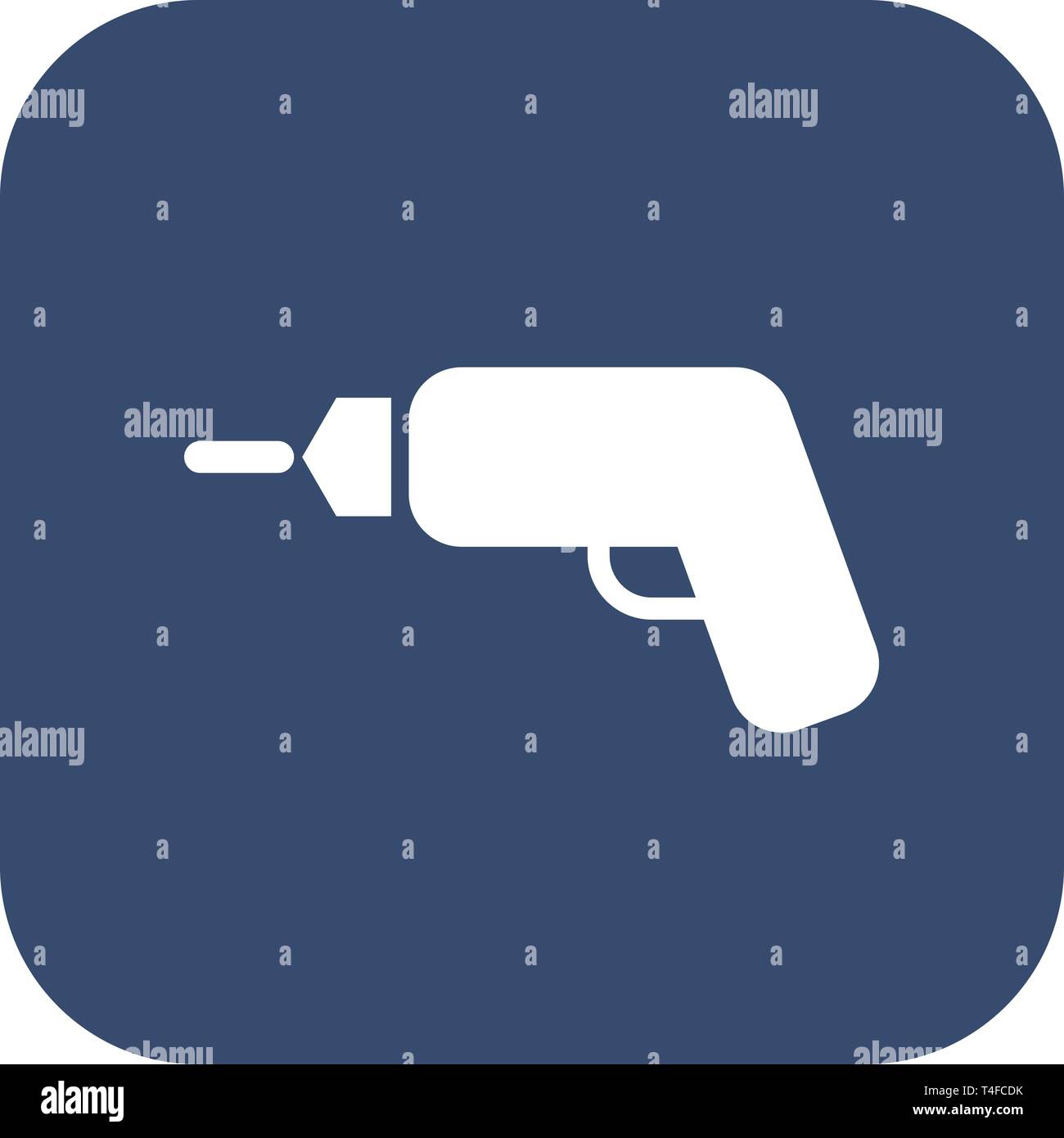 Worker screwdriver on white Stock Vector Images - Alamy