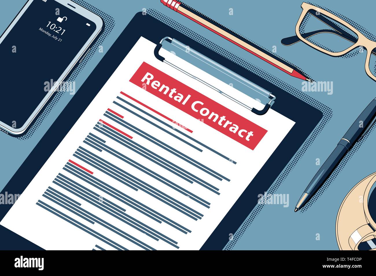 Renting tenancy Stock Vector Images - Alamy