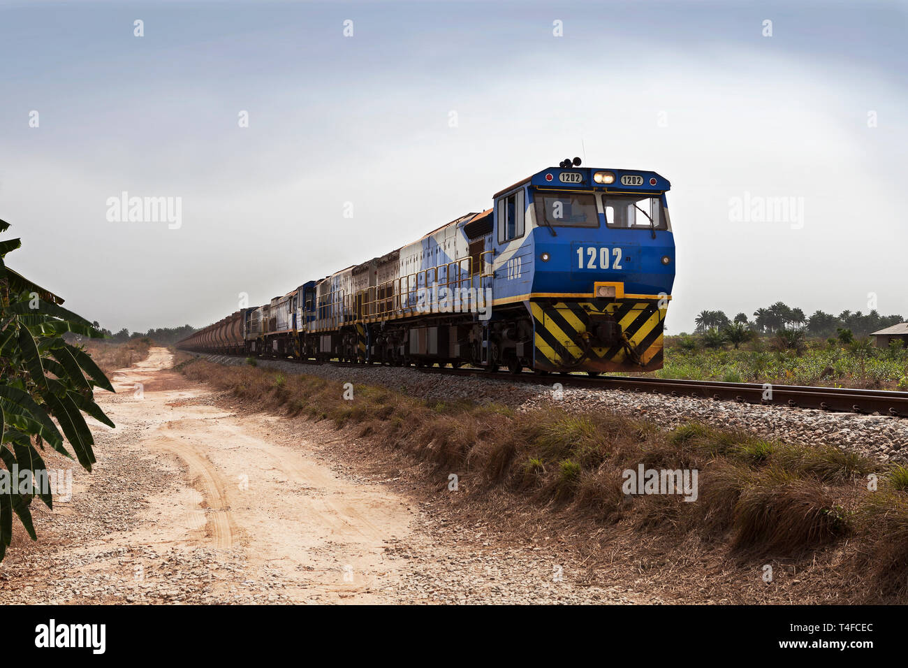Rail & port operations for managing & transporting iron ore. Ore train ...