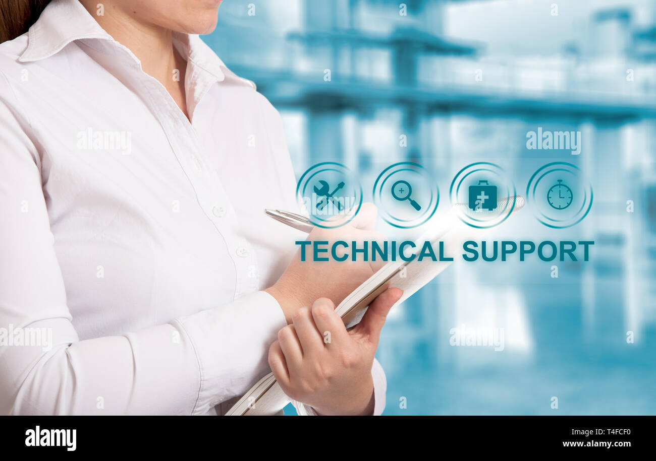 Technical Support Customer Service Business Technology Internet Concept ...