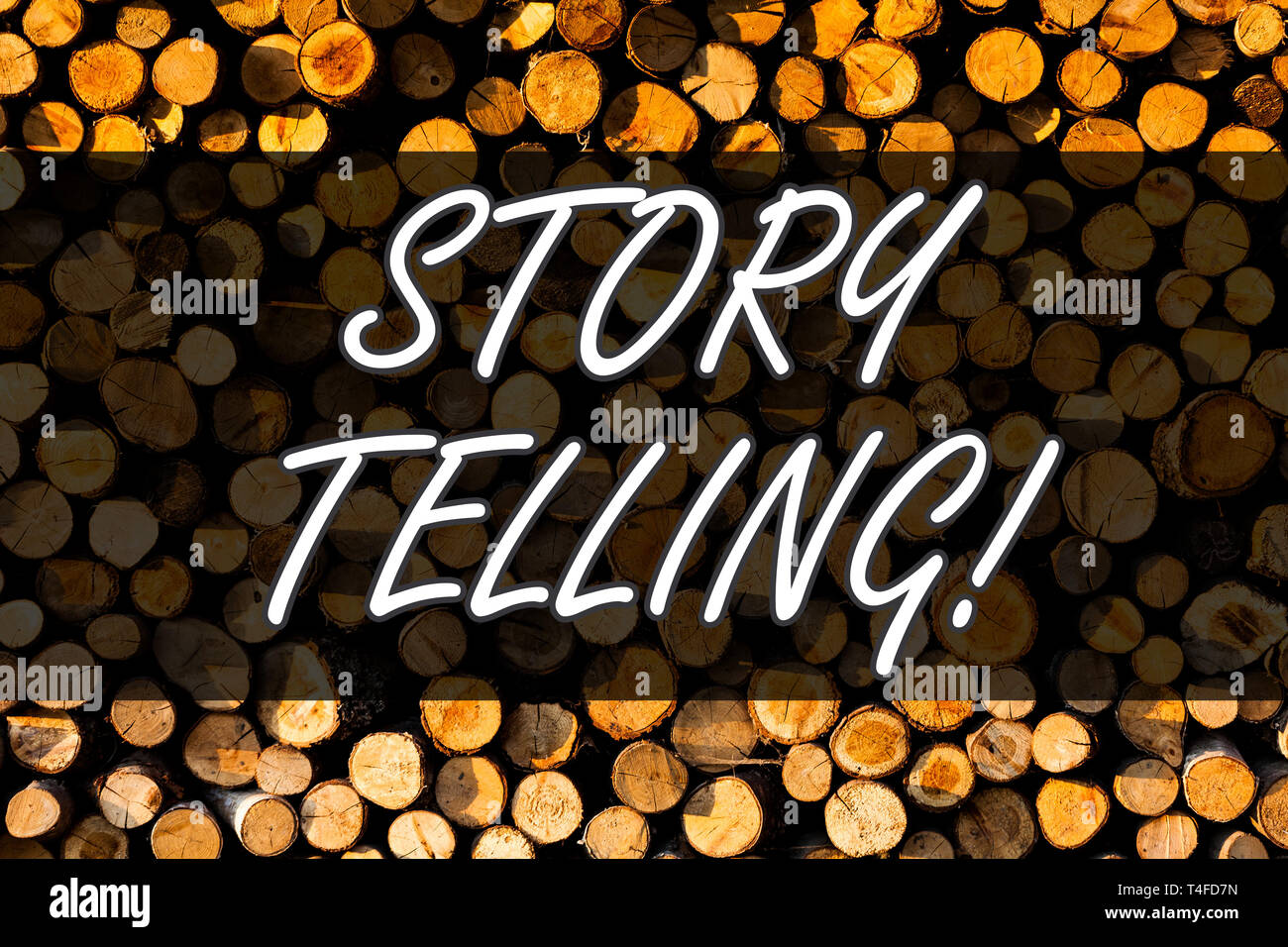 Text sign showing Storytelling. Business photo text activity writing ...