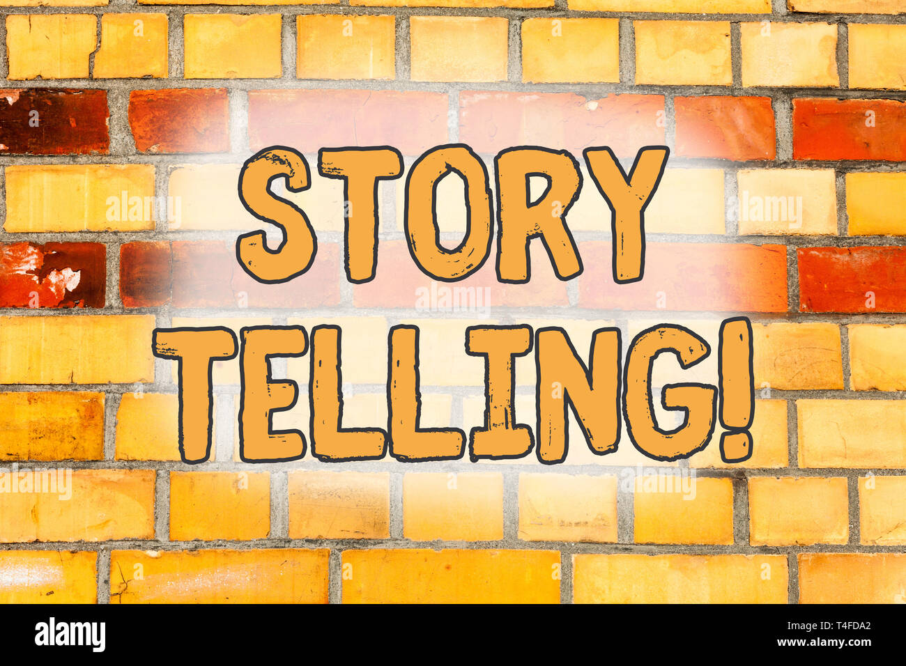 Writing note showing Storytelling. Business concept for activity ...