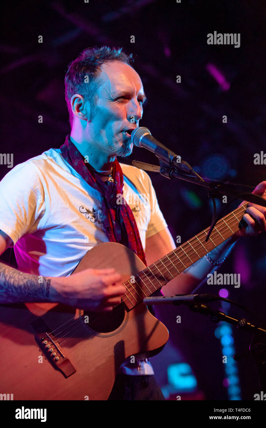 Norway, Bergen - Marts 23, 2019. The British band Army of Moths ...