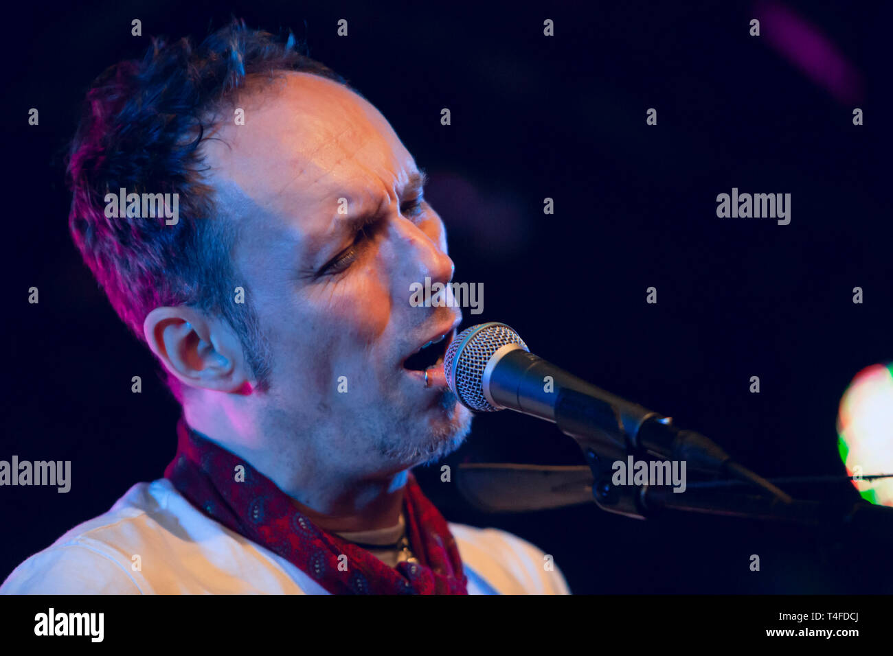 Norway, Bergen - Marts 23, 2019. The British band Army of Moths ...