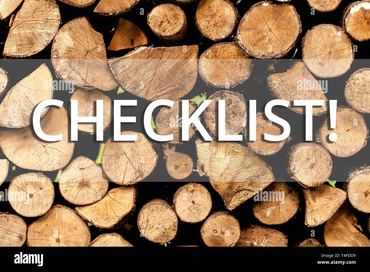 Writing note showing Checklist. Business concept for list items ...