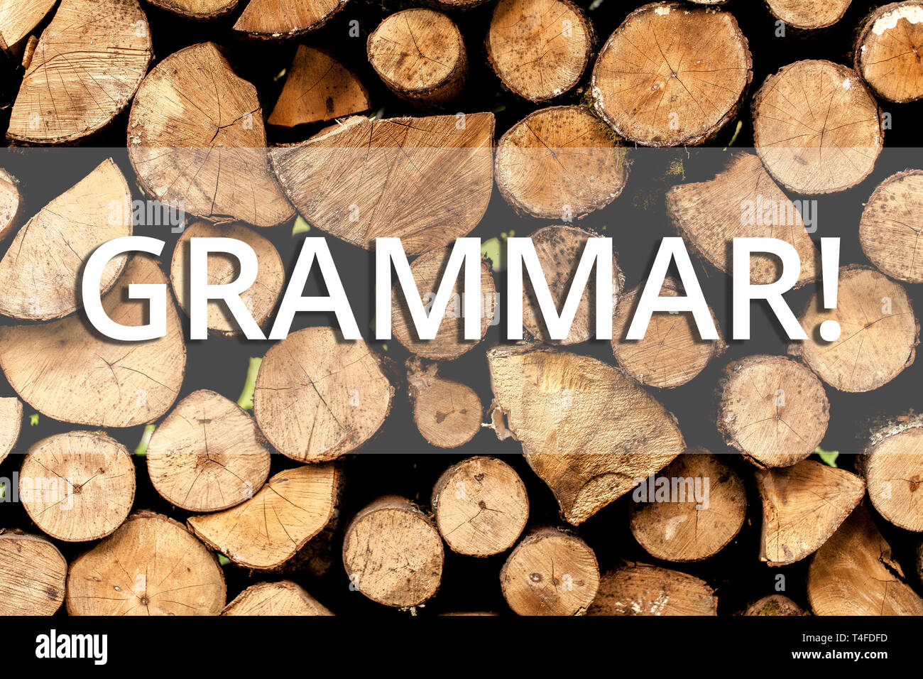 Writing note showing Grammar. Business concept for whole system ...