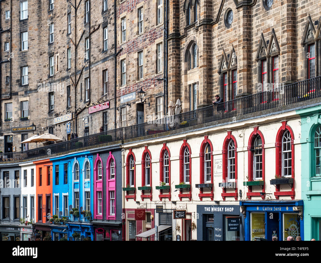 Victoria Street Scottish Architecture High Resolution Stock Photography ...