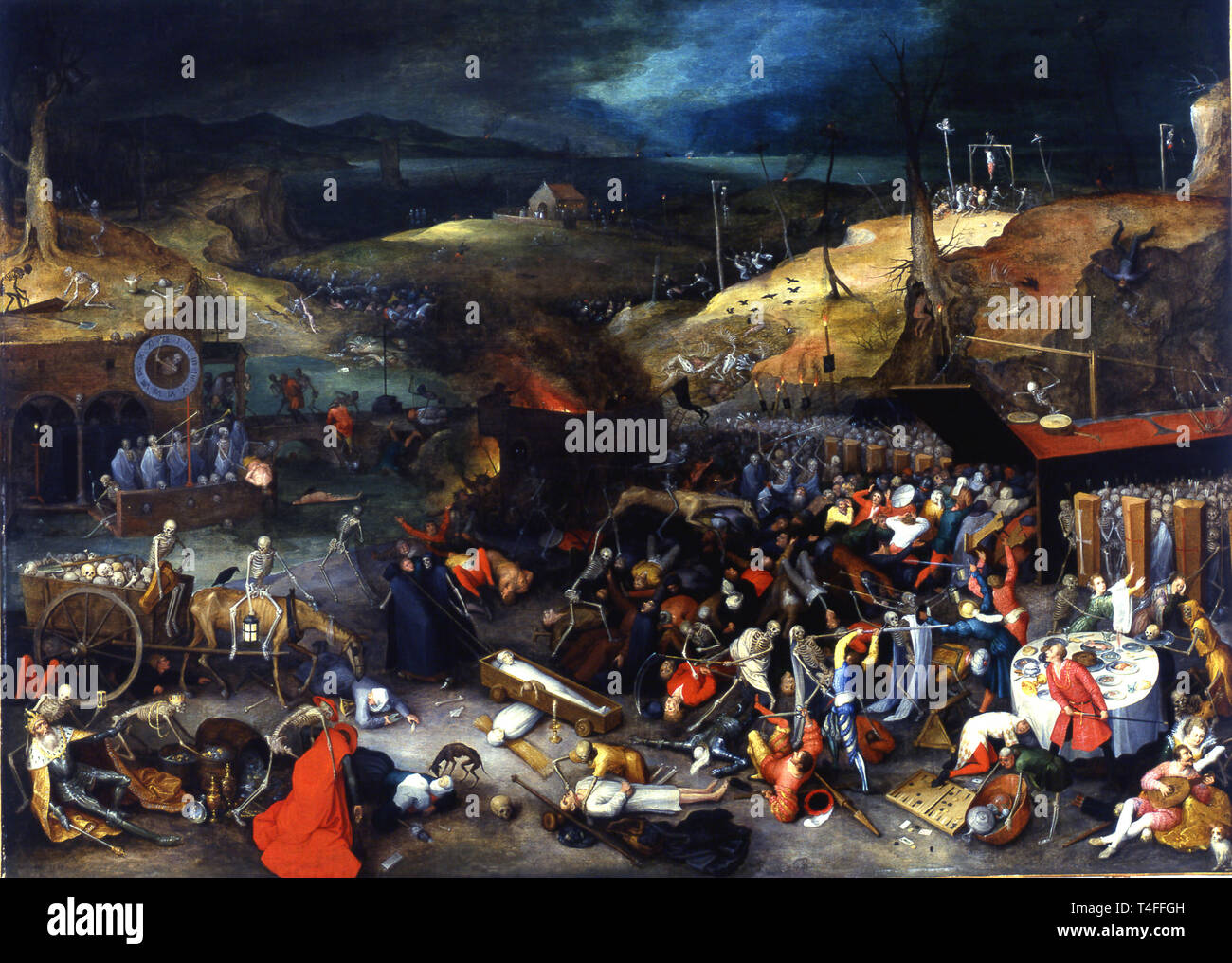 vintage art from around the time of the black death Stock Photo - Alamy