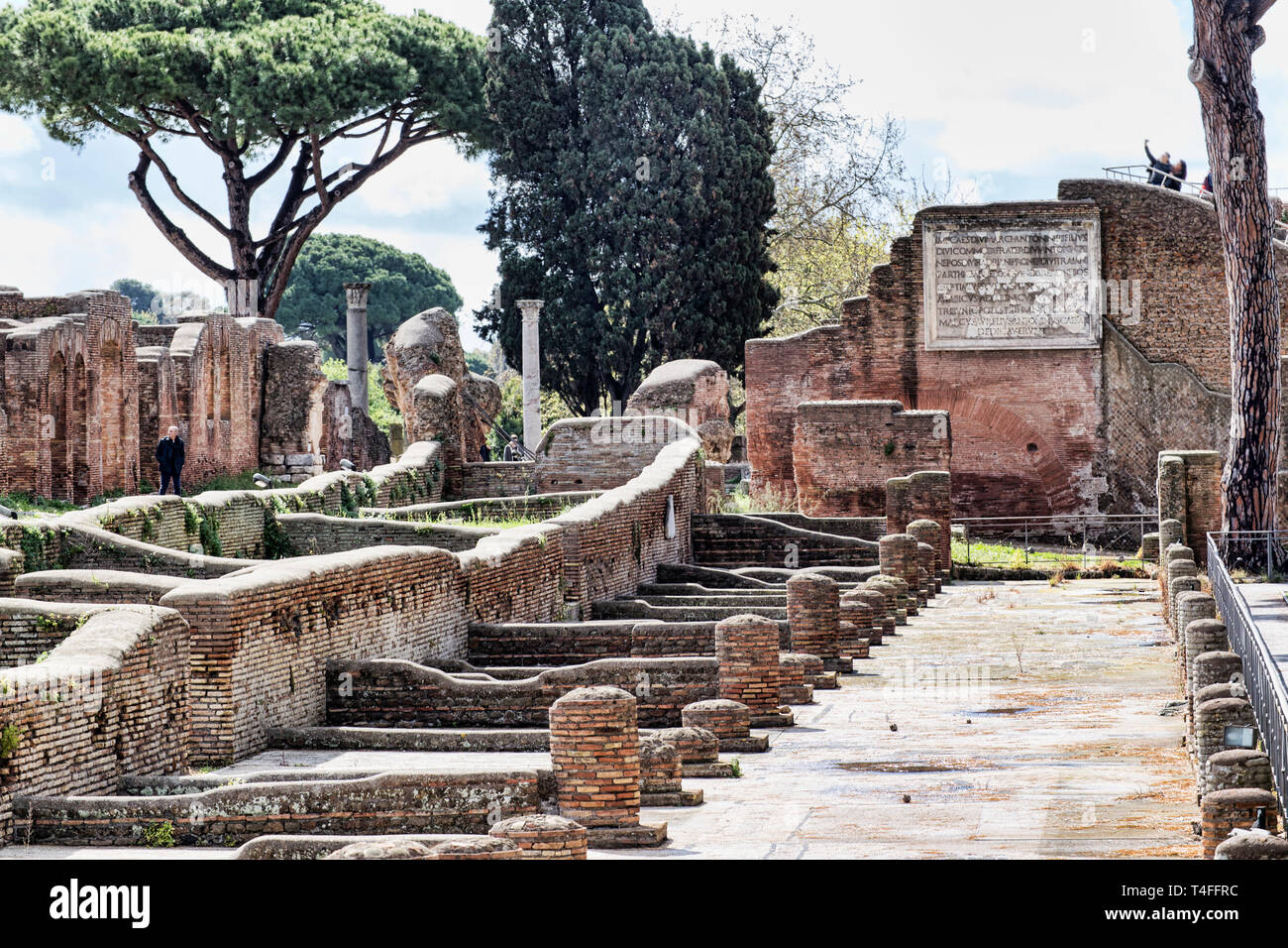 Ancient roman theater in ostia antica hi-res stock photography and ...