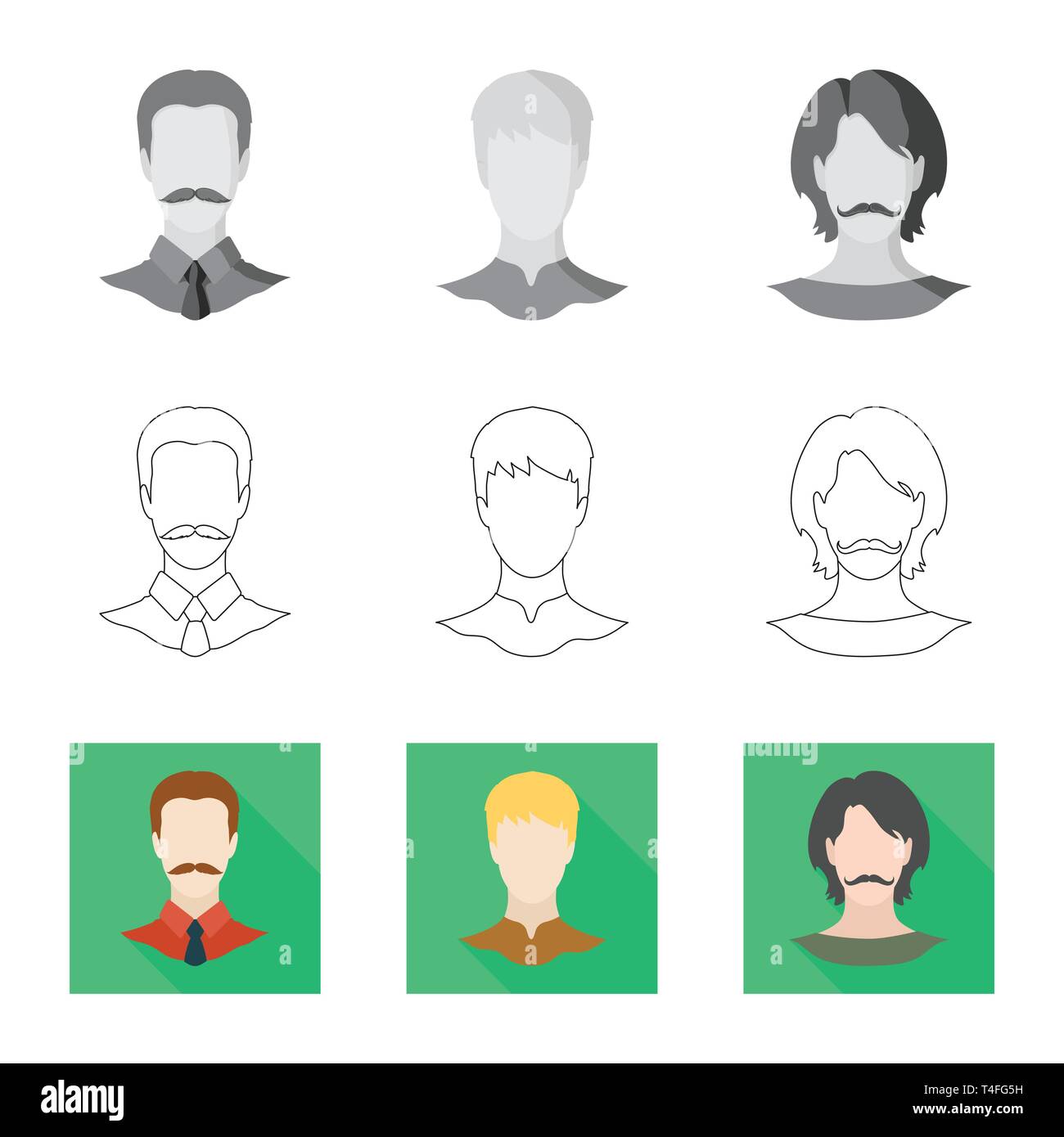 Vector illustration of professional and photo icon. Set of professional ...