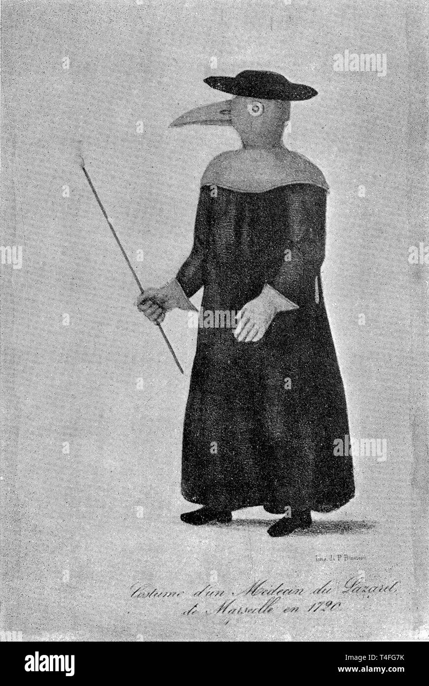L0025220 Plague doctors Credit: Wellcome Library, London. Wellcome ...