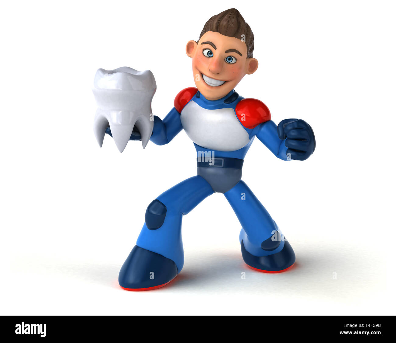 Cartoon illustration teeth super hero hi-res stock photography and ...