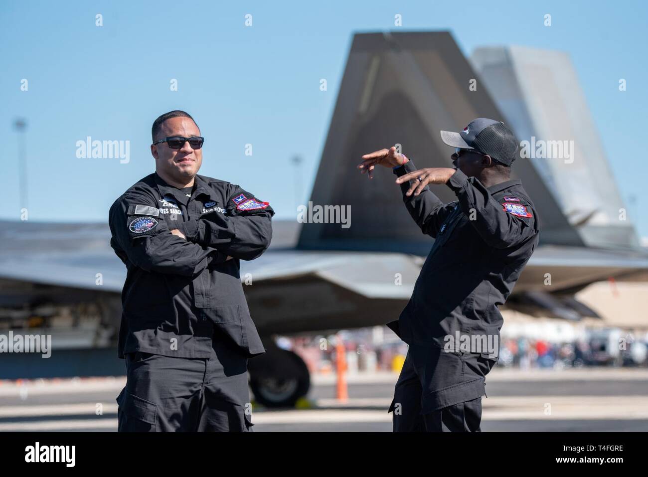 U.S. Air Force Master Sgt. Emanuel Knowlton, F-22 Demo Team ...