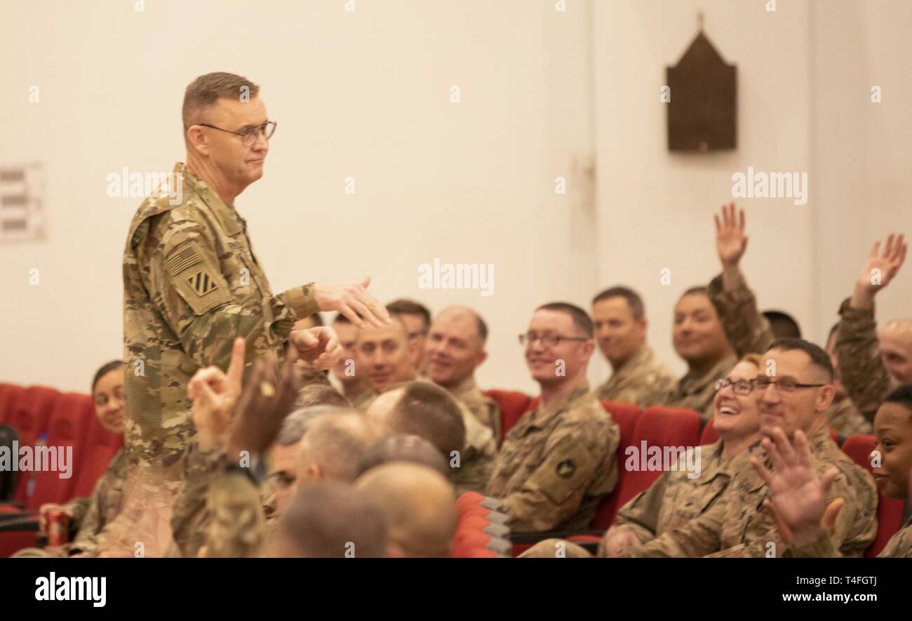 CAMP ARIFJAN, Kuwait – Lieutenant Gen. Terry Ferrell, commanding ...