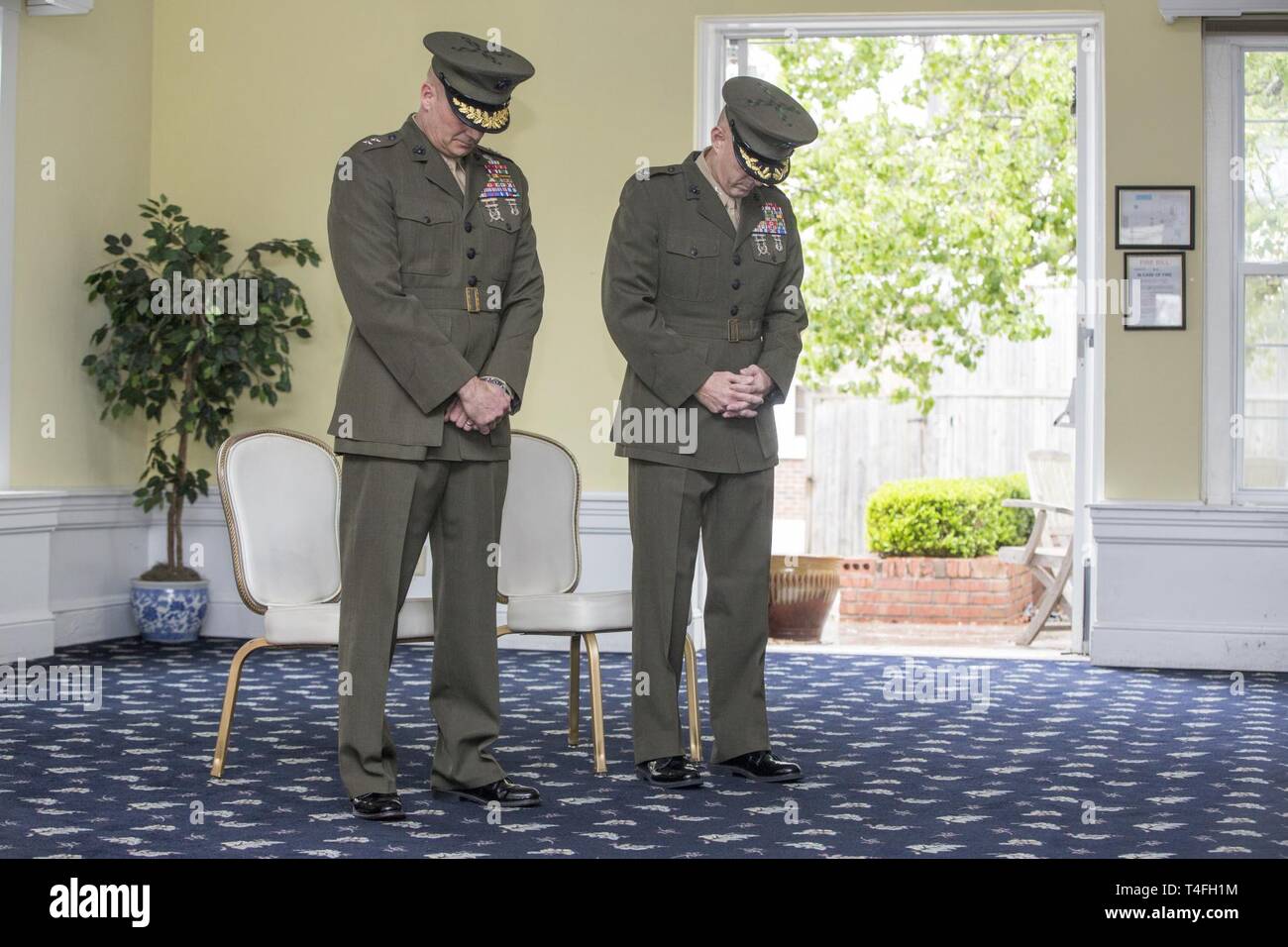 U.S. Marine Corps Major Gen. David J. Furness (left), Commanding ...