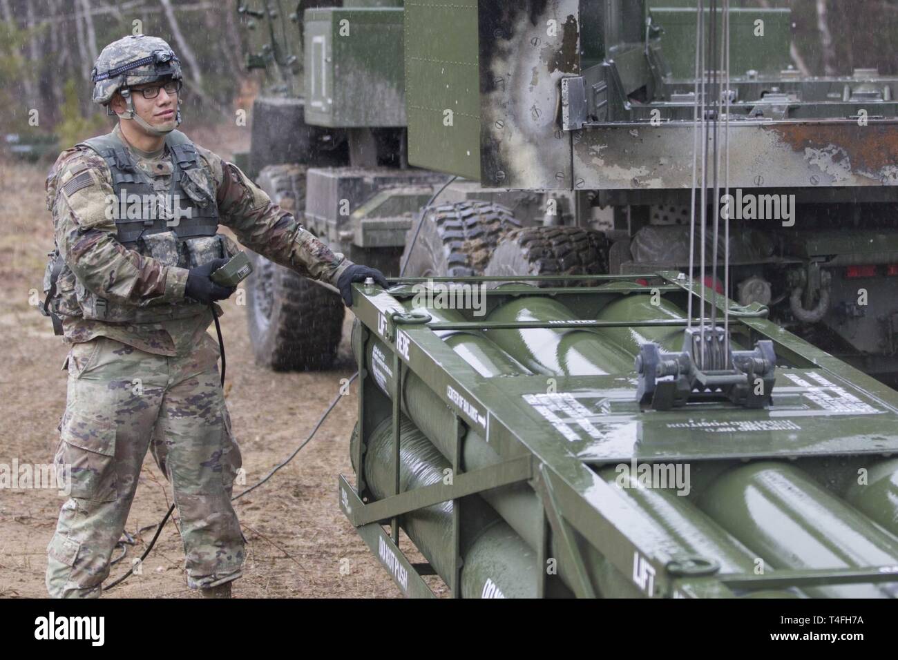 A Soldier with Baker Battery 3rd battalion 321st Field Artillery ...