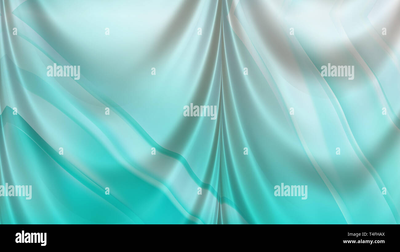 Abstract Turquoise Drapery Texture Stock Photo - Alamy