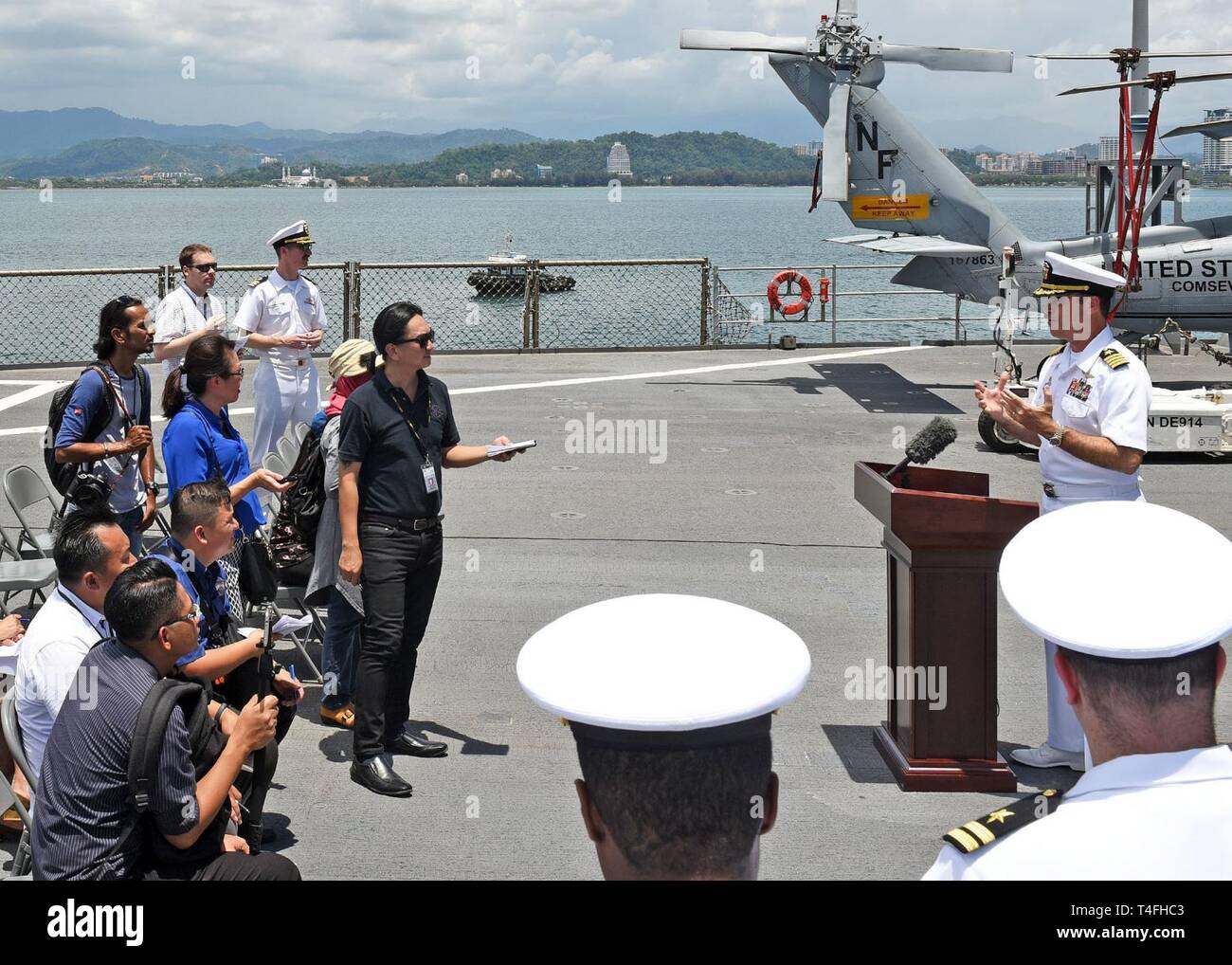KOTA KINABALU, Malaysia (April 11, 2019) – Capt. Eric J. Anduze ...