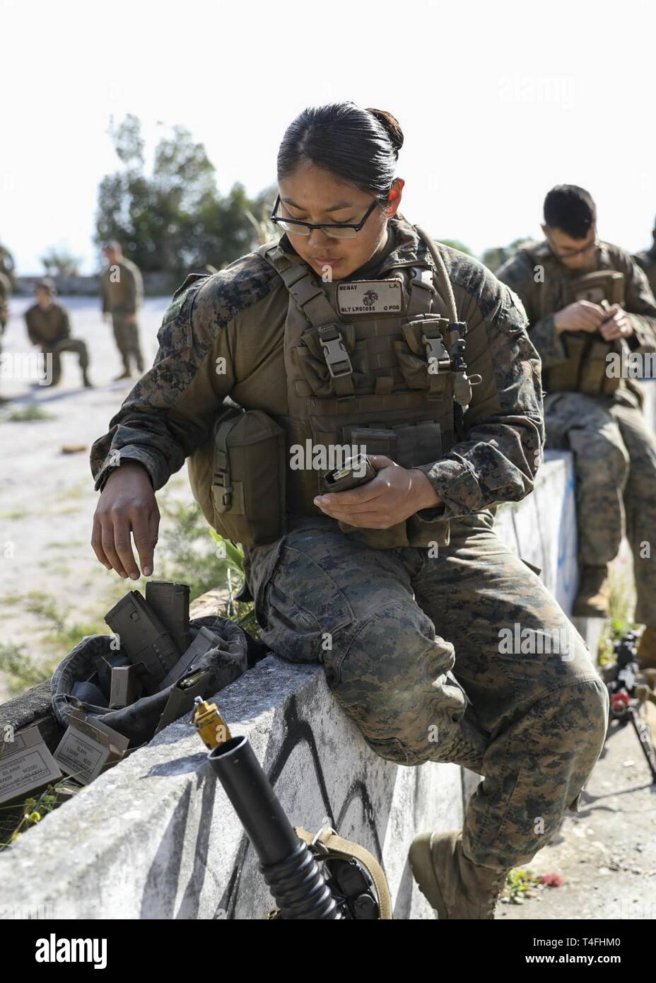 SETÚBAL, PORTGUAL (April 2, 2019) – U.S. Marine Lance Cpl. Lenora Begay ...