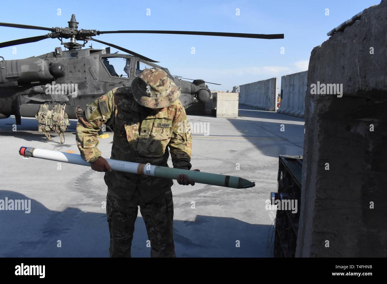 Task Force heavy Cav Soldier, Spc. Evans, takes accountability of ...