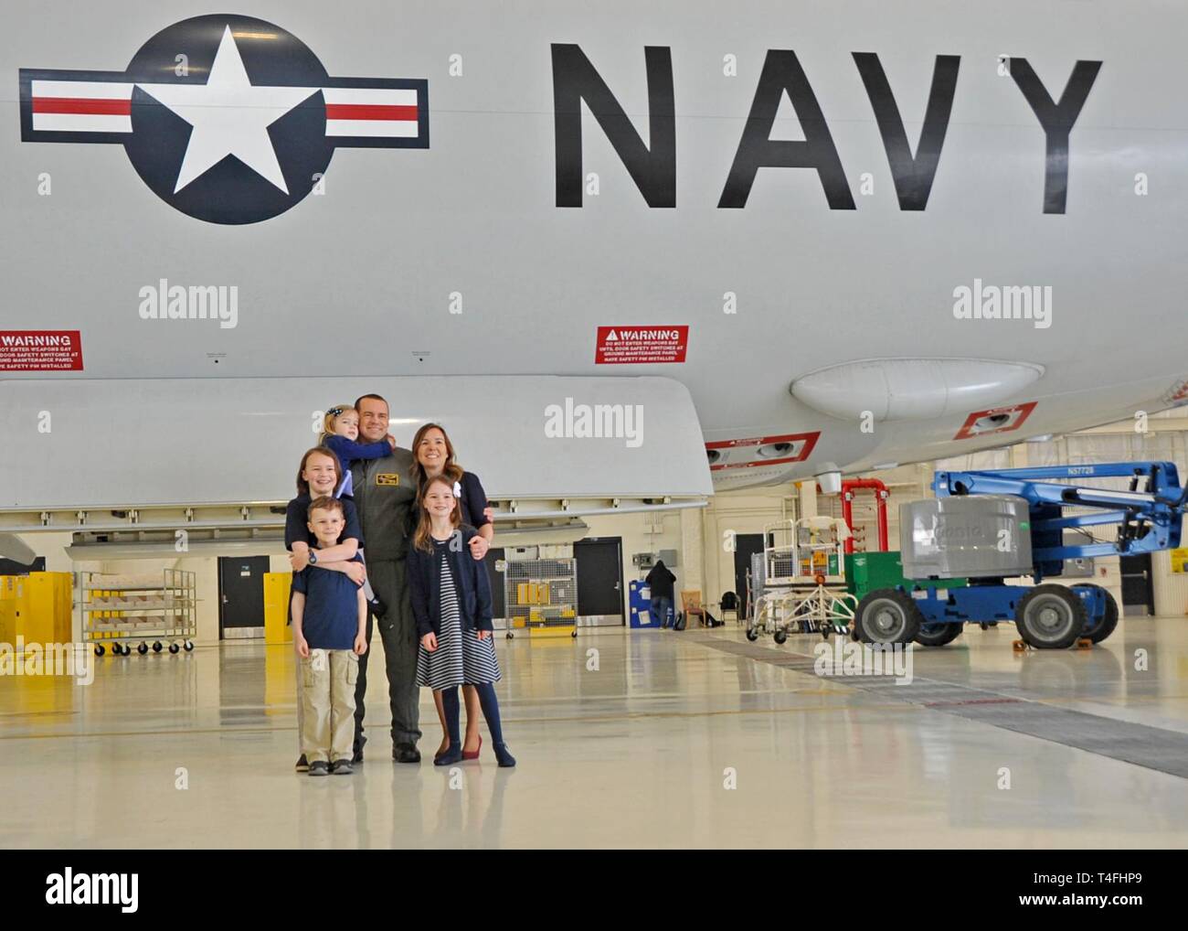 HARBOR, Wash. (Apr. 10, 2019) — Cmdr. Nathan Gammache, Patrol Squadron ...