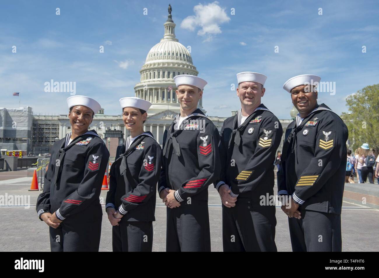 WASHINGTON (April 10, 2019) Finalists for 2018 Navy Reserve Sailor of ...