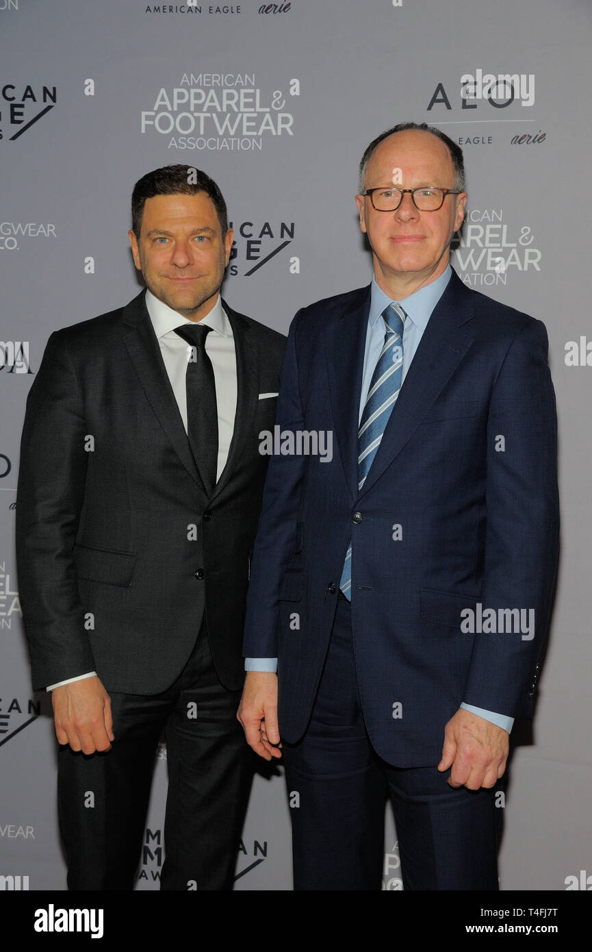NEW YORK, NY - APRIL 15: Paul Jowdy and James Fallon attend the AAFA ...