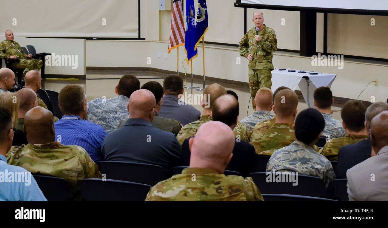 Air Force Vice Chief of Staff Gen. Steven W. Wilson provides closing ...