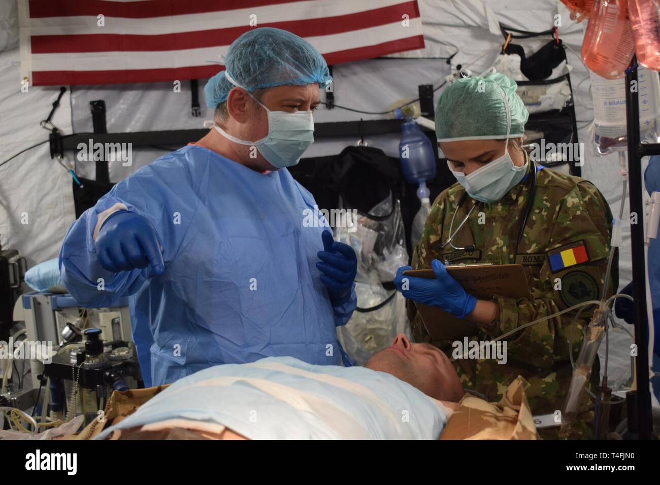 Dr. Bogdan Mihalache, general surgeon, Iași Military Hospital, Romania ...