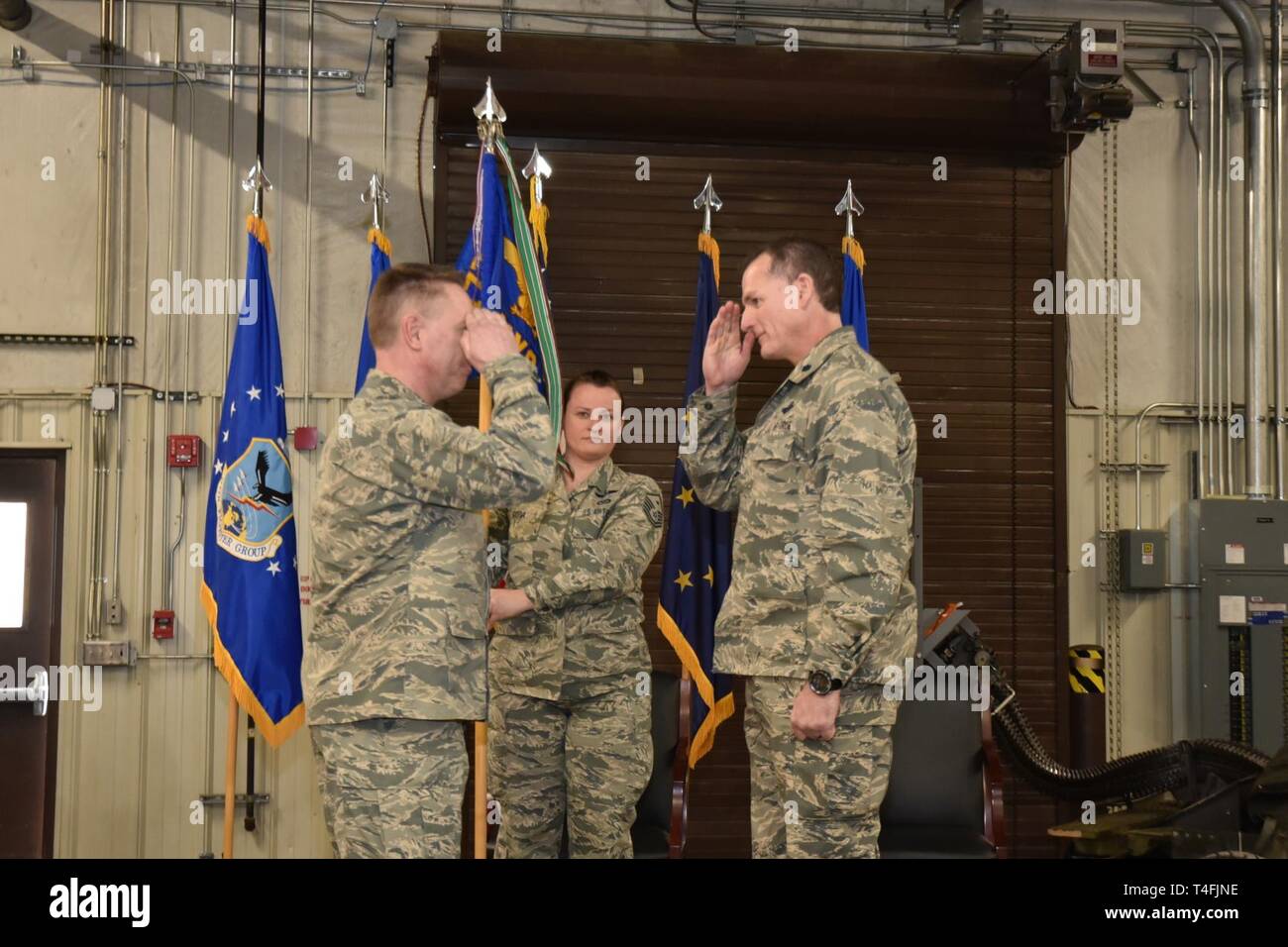 Lt. Col. Clayton M. Johnson, Commander, 477th Maintenance Squadron (MXS ...