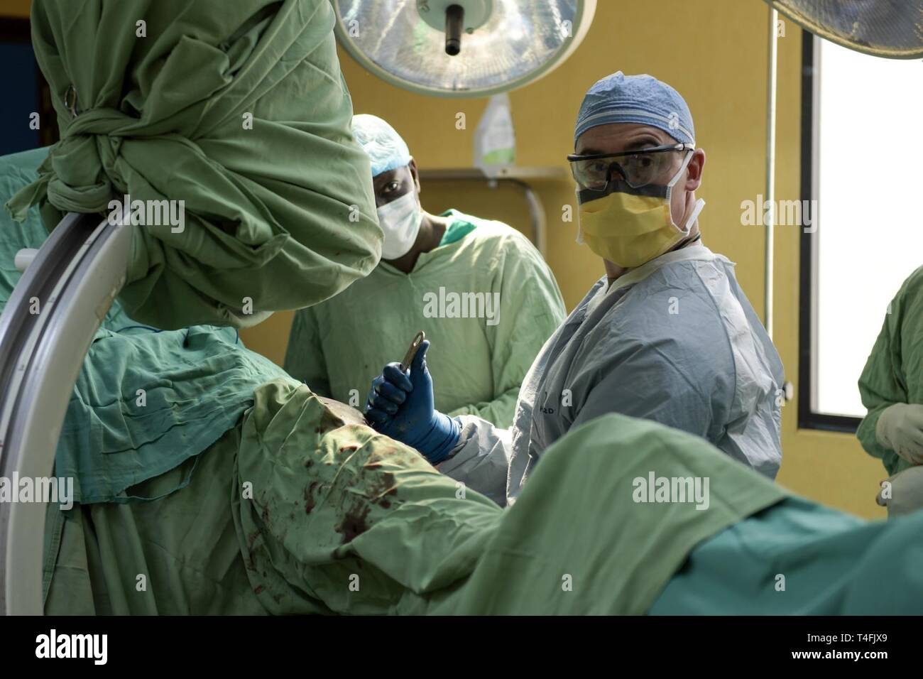 U.S. Army Maj. James Foster, orthopedic surgeon, assigned to Martin ...