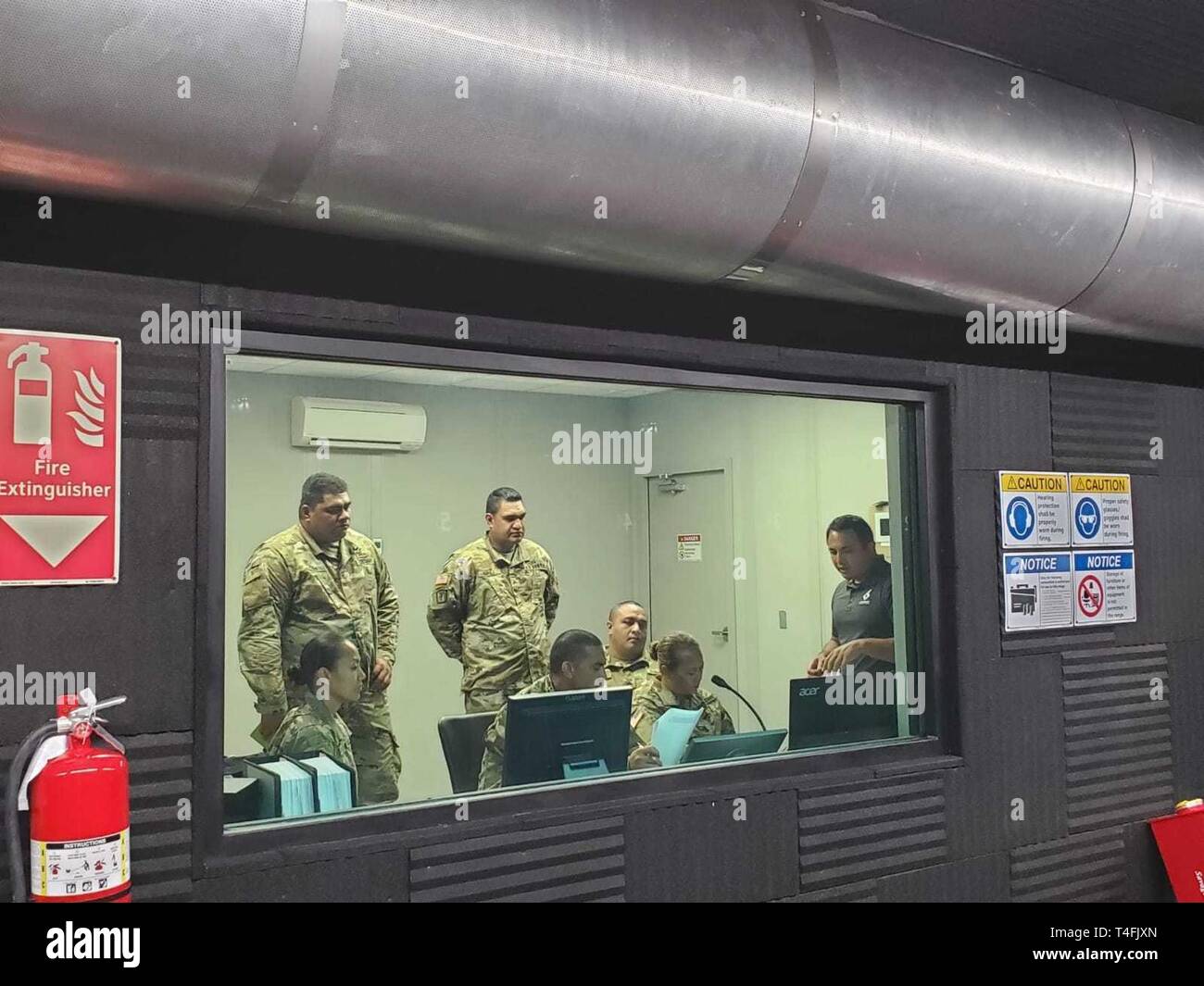 PAGO PAGO, American Samoa - The first indoor rifle range in the Army ...