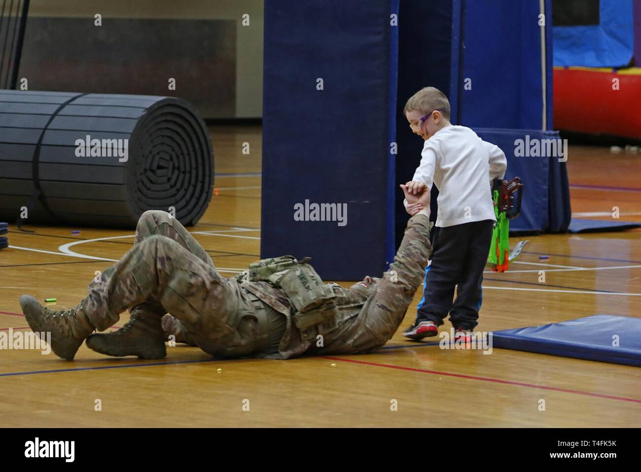 Miniature warriors from Families across 2nd Brigade Combat Team, 10th ...