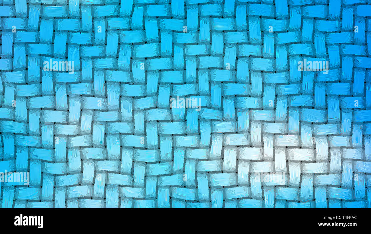 Blue Wicker Basket Background Stock Photo - Alamy