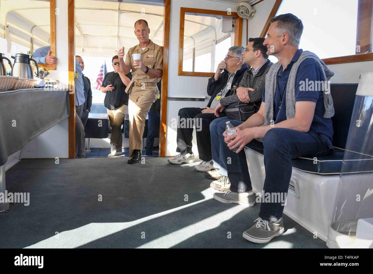 SAN DIEGO (April 10, 2019) -- Capt. Chris Engdahl, chief of staff for ...