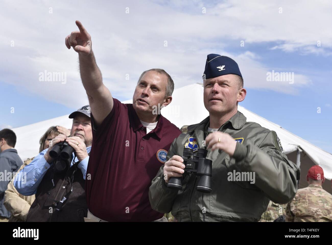 Col. Doug Horne, 58th Special Operations Wing vice commander, and Matt ...