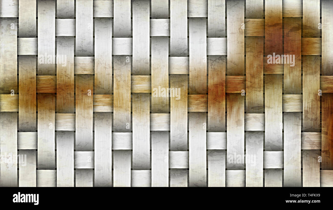 Orange and White Woven Bamboo Texture Stock Photo - Alamy