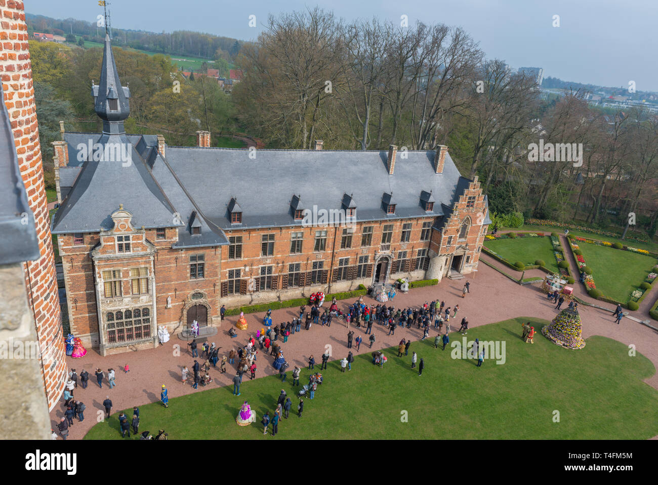 Floralia 2019 event at the castle of Grand Bigard Stock Photo - Alamy