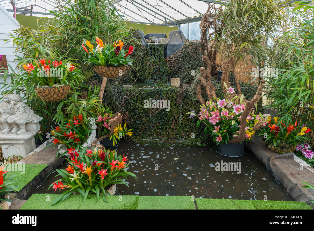 Floralia 2019 event at the castle of Grand Bigard Stock Photo - Alamy
